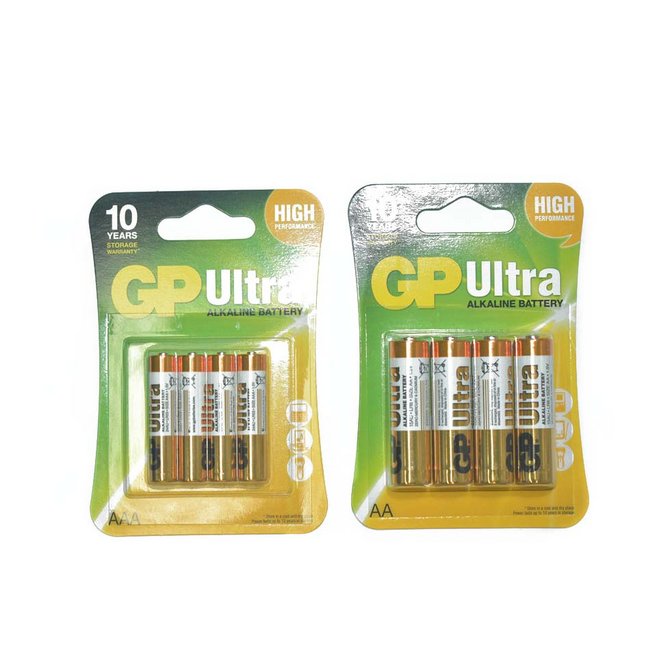 Baterije alkalne AAA/AA 1.5V GP ULTRA