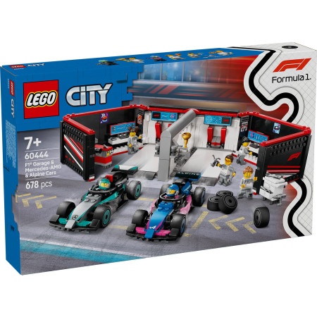 Lego F1 garaža i Mercedes-AMG i Alpine formule ( 60444 )