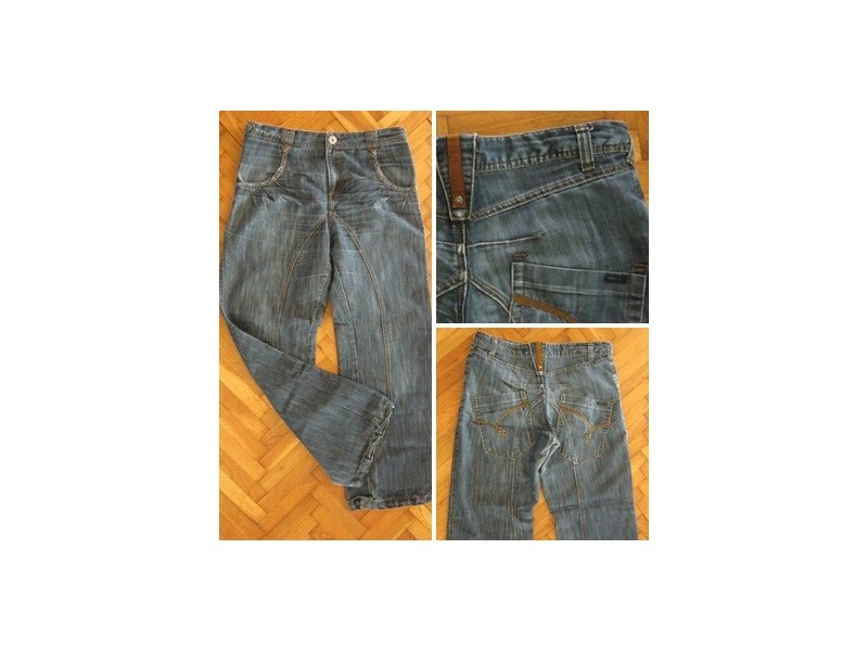 * DENIM ONLY * FAZONIRANE MUSKE FARMERKE * W30 L34 *