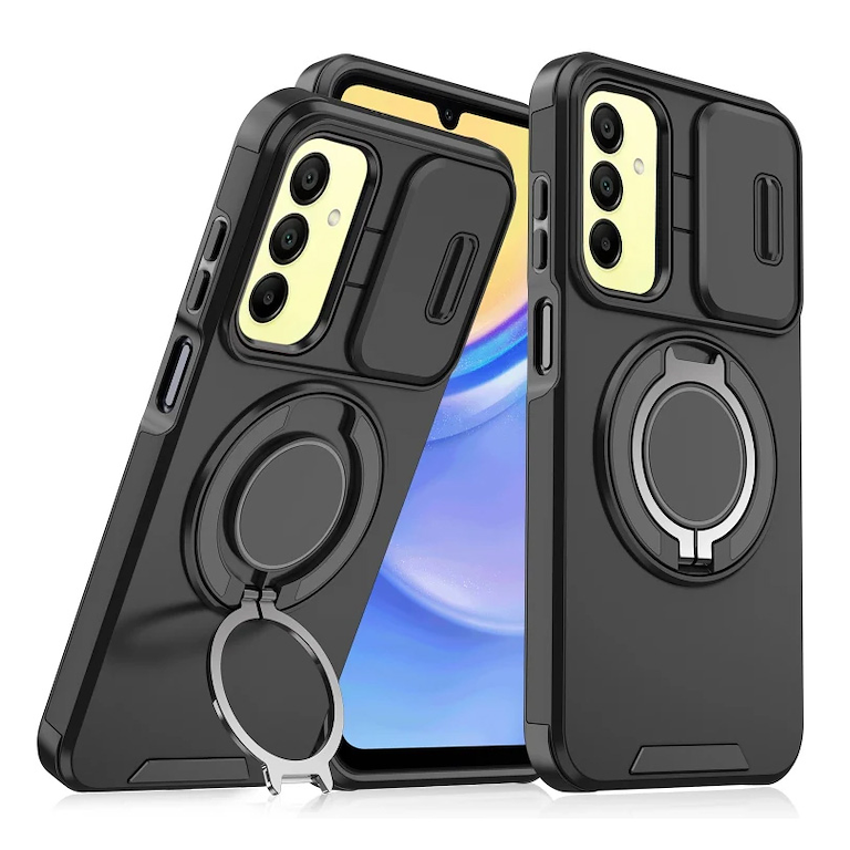 Zastitna maska (futrola) CamShield Ring stand - Samsung A165F Galaxy A16 crna