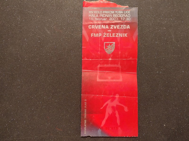 CRVENA ZVEZDA - FMP ZELEZNIK 16.2.2003 FRIKOM YUBA liga