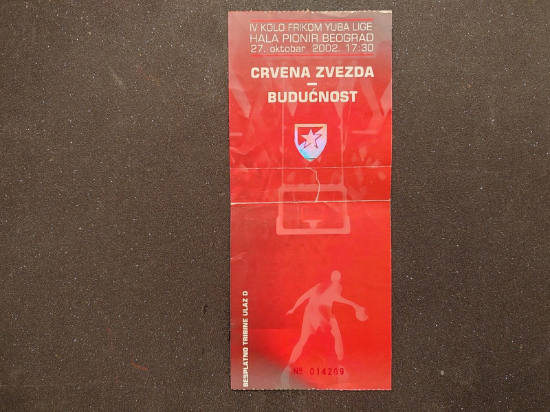 CRVENA ZVEZDA - BUDUCNOST 27.2.2002. FRIKOM YUBA liga