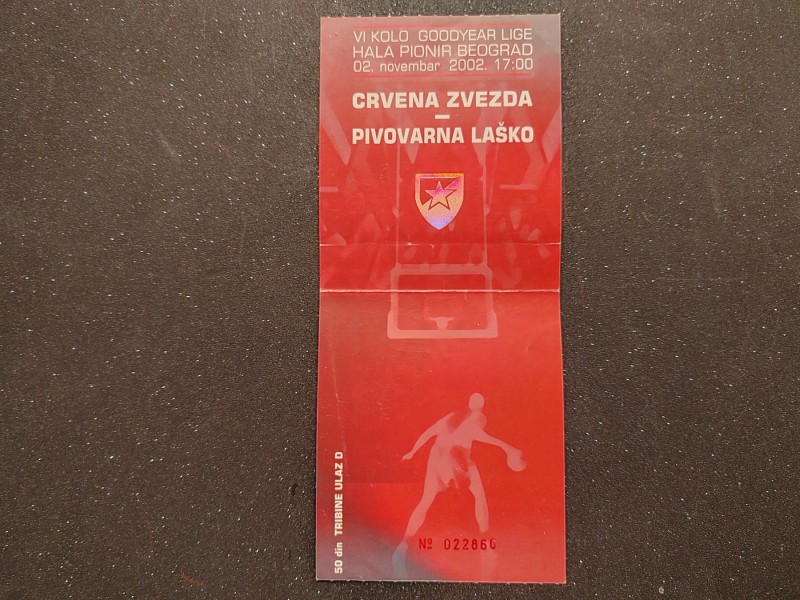 CRVENA ZVEZDA - PIVOVARNA LASKO 2.11.2002. ABA Goodyear