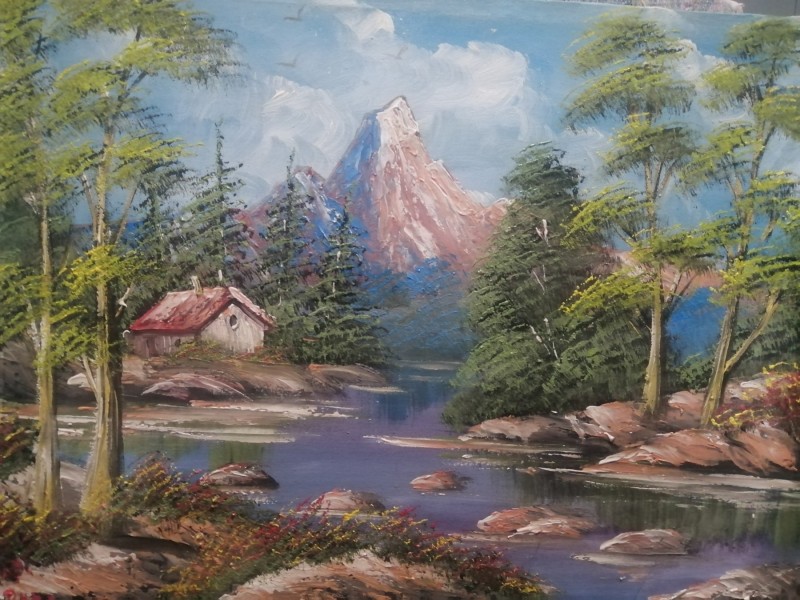 Priroda u punom sjaju 70x50cm ulje na platnu