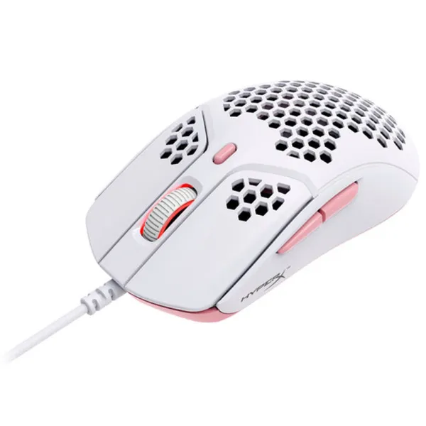 HYPERX Pulsefire Haste HMSH1-A-WT/G Gaming miš belo-roze