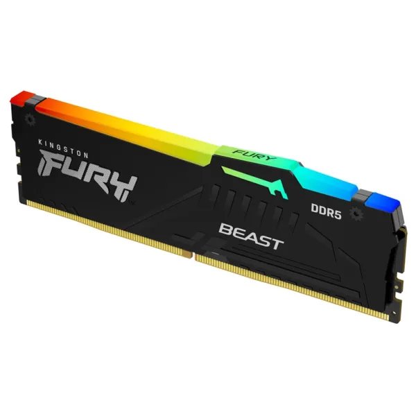 KINGSTON DIMM DDR5 16GB 5200MT/s KF552C40BBA-16 Fury Beast RGB XMP