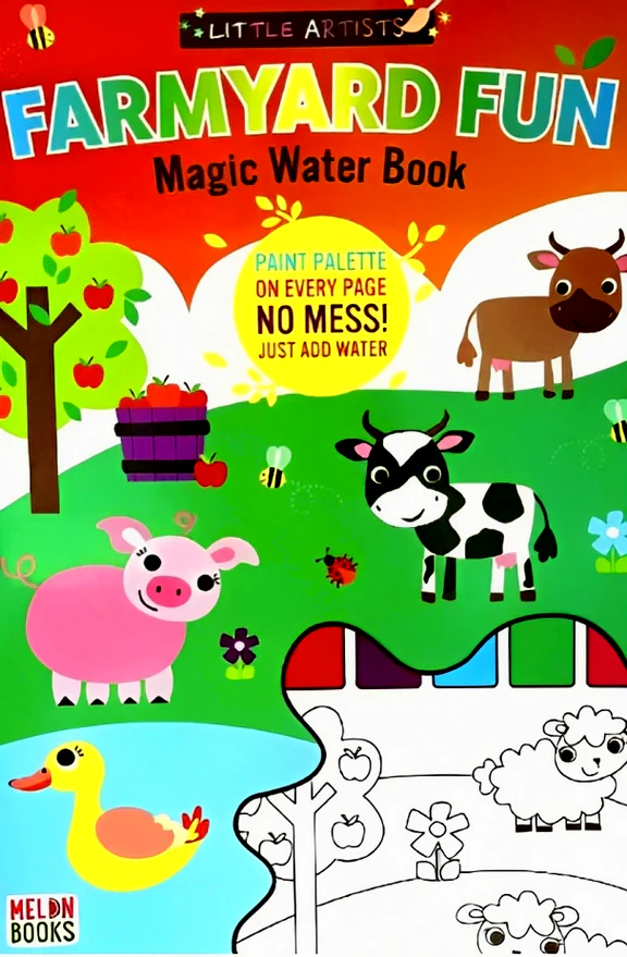 Magic Water Book: Farmyard Fun