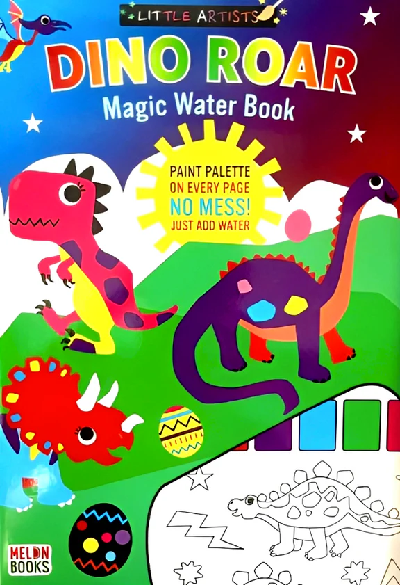 Magic Water Book: Dino Roar