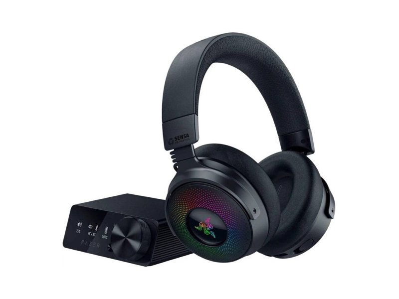 RAZER KRAKEN V4 PRO BEŽIČNE GEJMERSKE SLUŠALICE + CONTROL HUB