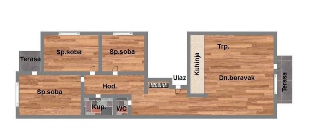 Veternička rampa četvorosoban 82m2 2. sprat izgradnja