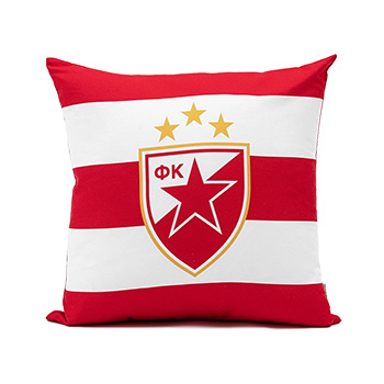 Jastuk Crvena zvezda 45x45cm - pruge