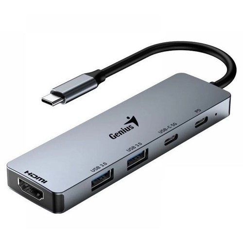 Genius UH-500 USB-C to HDMI 2x USB3.0 USB-C 100W PD