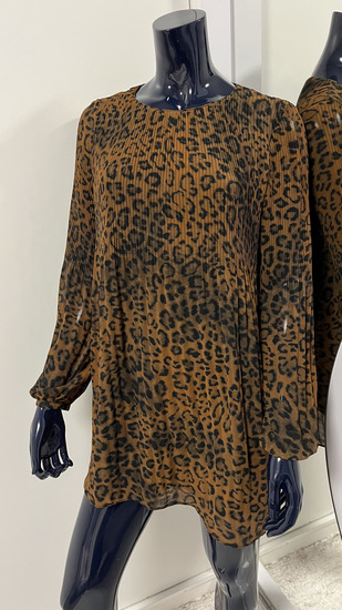 Zara leopard haljina tunika XS-M