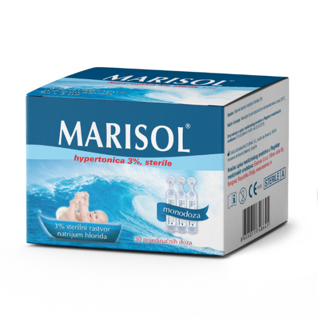 MARISOL HYPERTONICA 3% STERILNA AMPULA 30X4ML