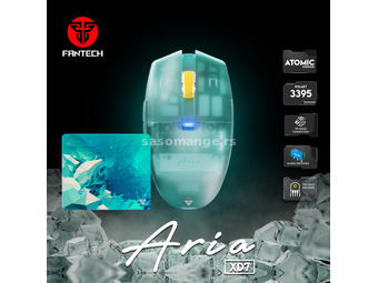 Mis Wireless Gaming Fantech XD7 Aria plavi sa podlogom Fantech MP353 Agile plava