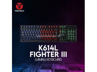 Tastatura Gaming Fantech K614L Fighter II crna