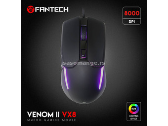 Mis Gaming Fantech VX8 Venom II crni