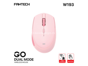 Kancelarijski Wireless mis Fantech W193 roze