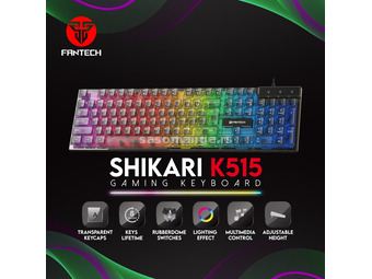 Tastatura Gaming Fantech K515 Shikari crna