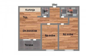 Izgradnja-trosoban stan od 57m2 na Bulevaru Patrijarha Pavla!