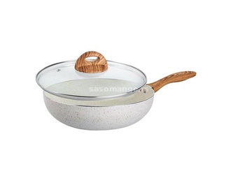 Wok tiganj KERAMIKA sa poklopcem BR-947 28x8cm NOVO