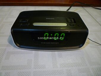 PHILIPS AJ3121 FM radio,sat,alarm