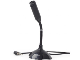 GEMBIRD MIC-D-02 Desktop mikrofon, savitljivo telo, black, 3.5mm