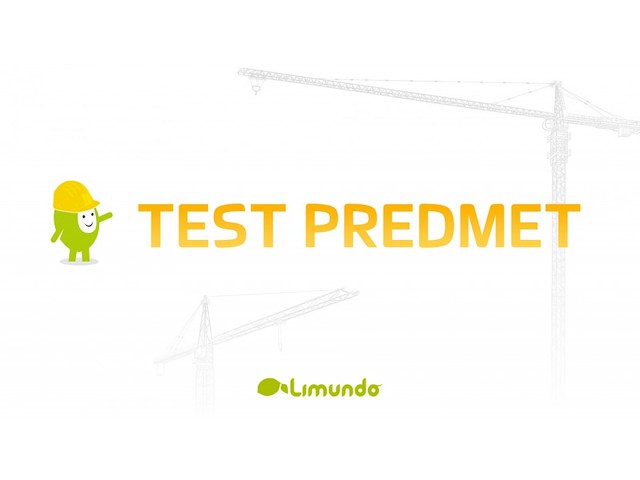 test predmet