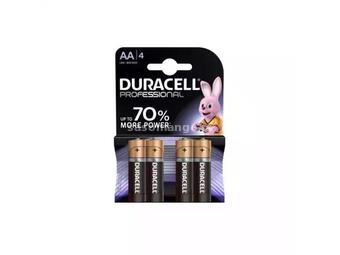 Duracell baterija nepunjiva Prof AA 4 kom.