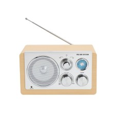 DENVER TR-63LW Lightwood AM/FM Radio