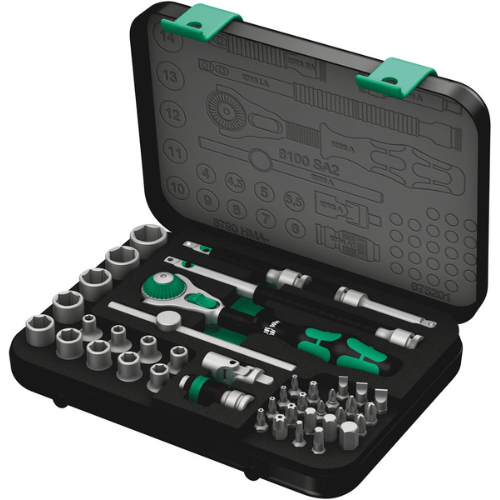 Wera 8100 SA 2 Zyklop set gedora, 1/4″, metrički, 42 komada, 05003533001