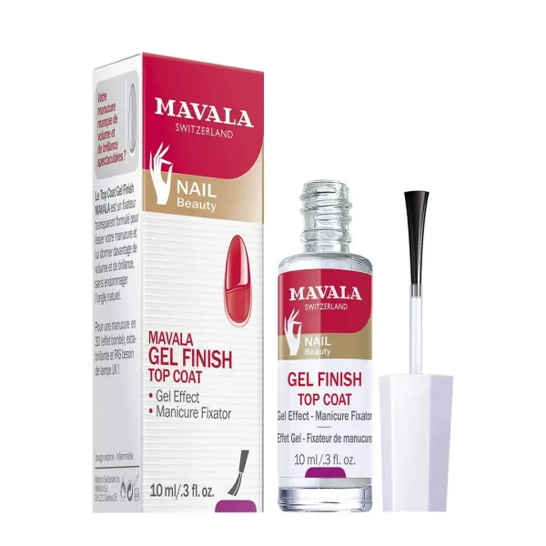 MAVALA GEL FINISH TOP COAT 10ml