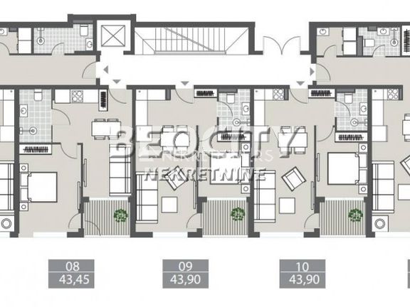 Tivat, Centar, Markuševina, 2.0, 44m2, 177300EUR