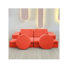 Atelier del Sofa Sofa dvosed Puzzle Orange