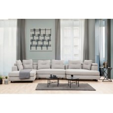 Atelier del Sofa Ugaona garnitura Padova Corner 2 Left Light Grey