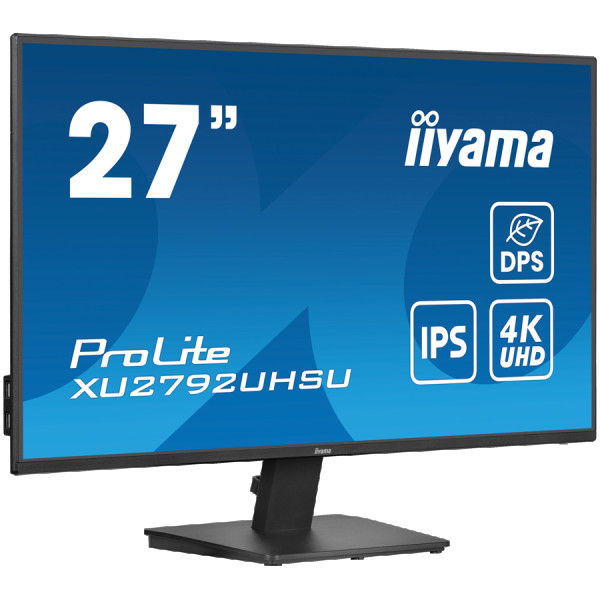 27'' IPS-panel, 3840x2160 UHD, 4ms, 300cdm˛, DVI, HDMI, DisplayPort, Speakers, USB 2x3.2 ( XU2792UHSU-B6 )