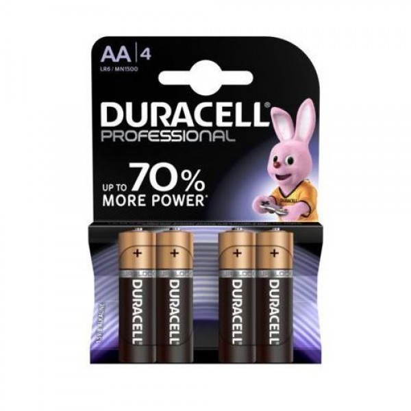 Baterija nepunjiva Duracell Prof AA 4 kom.