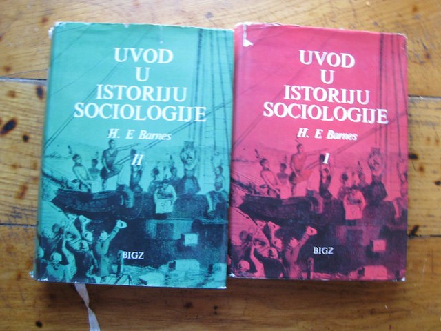 HARI ELMER BARNES - UVOD U  ISTORIJU  SOCIOLOGIJE I-II