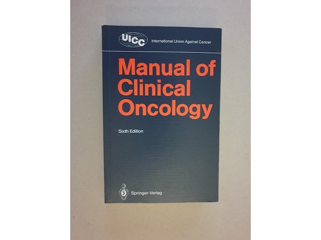 Manual of Clinical Oncology