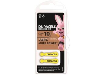 DURACELL Baterija Hearing Aid 10/PR70 1/45V/ za slusni aparat/ 6 kom (cena po komadu)