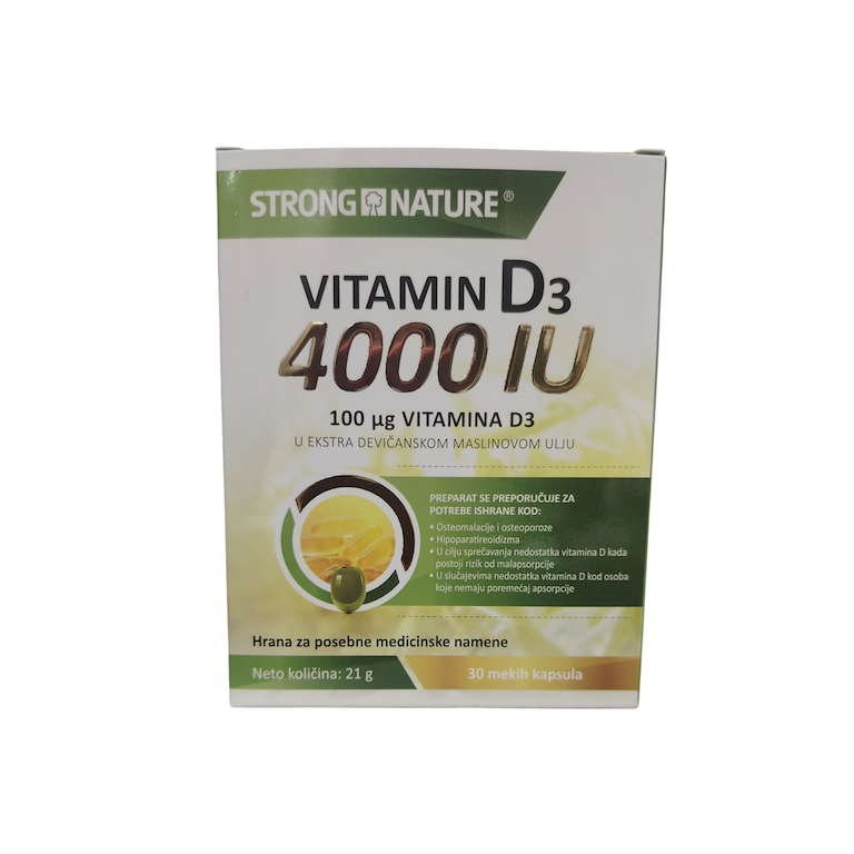 STRONG NATURE Vitamin D3 4000 IU