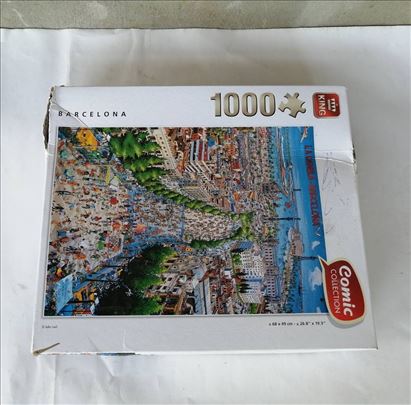 Puzzle la rambla-barcelona 1000 COMIC COLLECTION