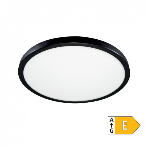 LED plafonjera 38W dnevno svetlo crna