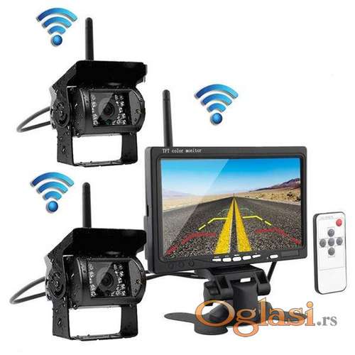 Rikverc parking WiFi kamera sa monitorom za kamion