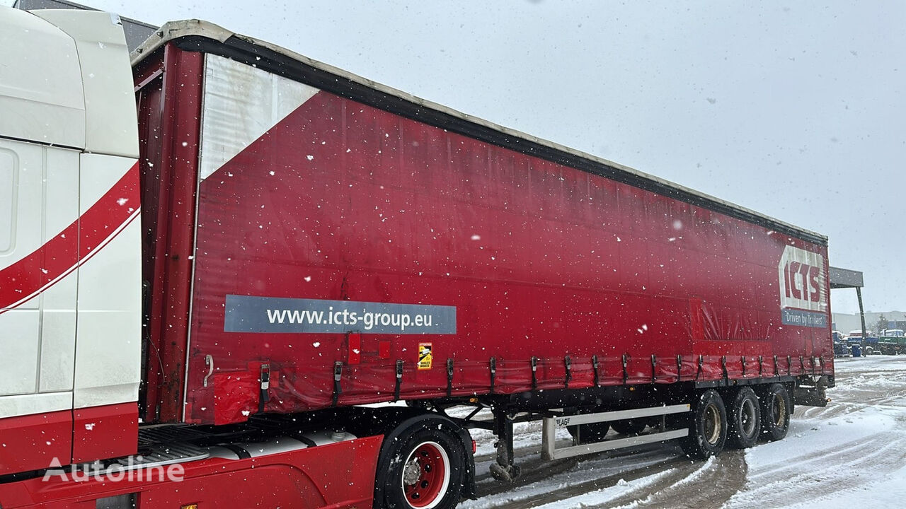 LAG O - 3 GT (HOLLAND TRAILER / DRUM BRAKES / FREINS TAMBOUR) poluprikolica sa kliznom ceradom