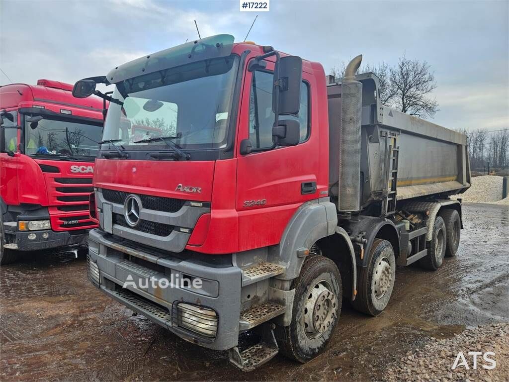 Mercedes-Benz Axor 3240 four-axle tipper (2012) kiper