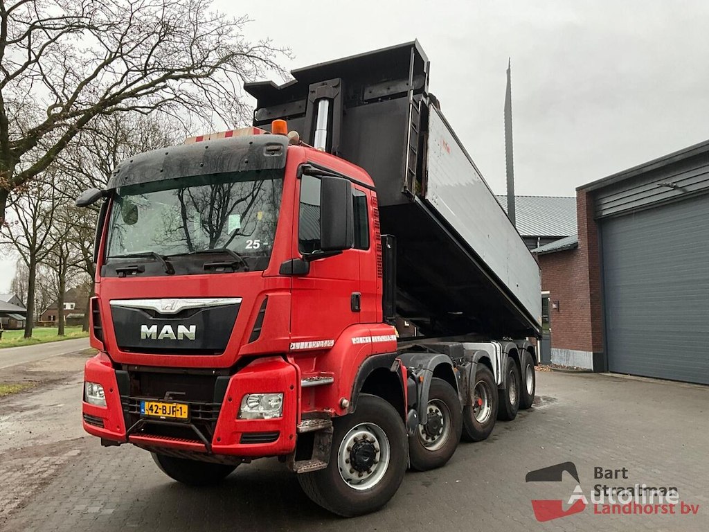 MAN TGS 49.440 10X8 Euro 6 met kipper en afdek kleppen kiper