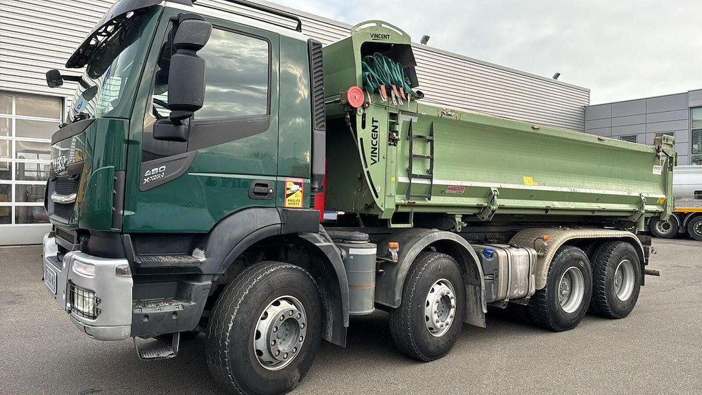 IVECO X-WAY 480 / 8x4 / WYWROTKA / HYDROBURTA / BORDMATIC / 2020 ROK / kiper