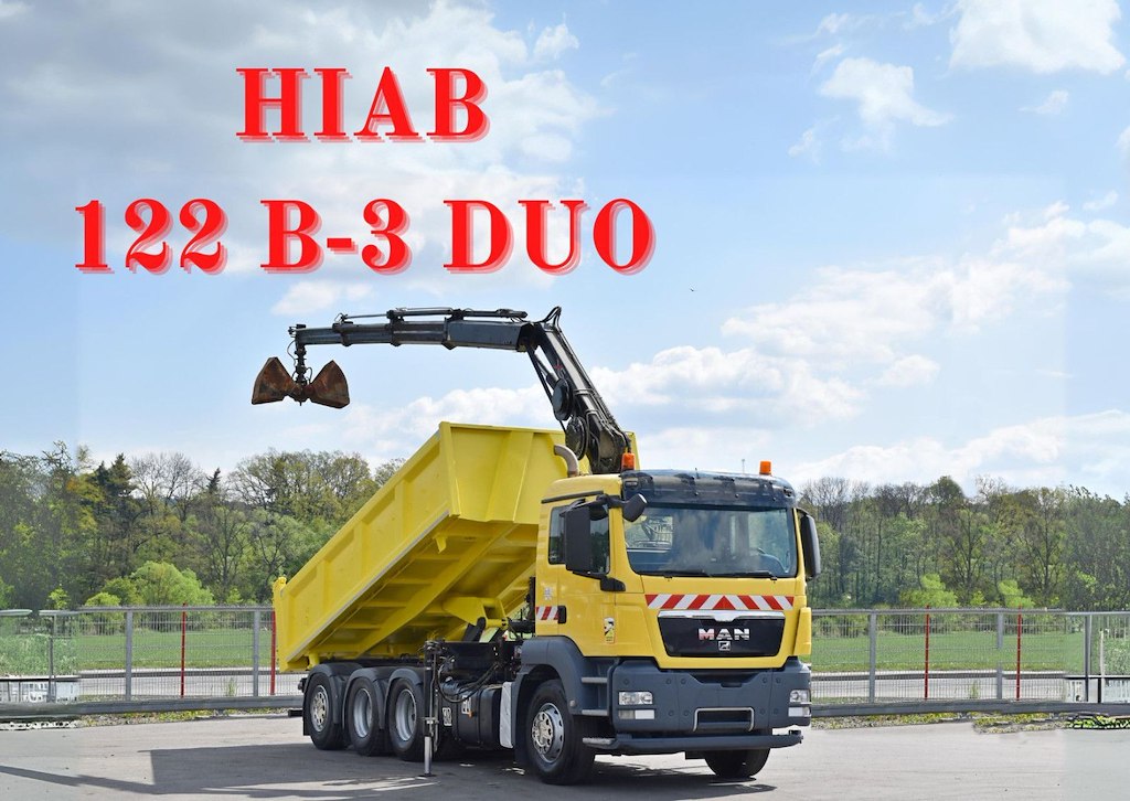 MAN TGS 35.440 * HIAB 122 B-3 DUO / 8x4 kiper