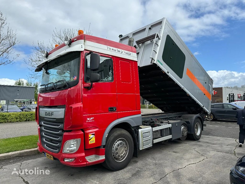 DAF XF 460 6X2 EURO 6 + BULTHUIS TIPPER kiper